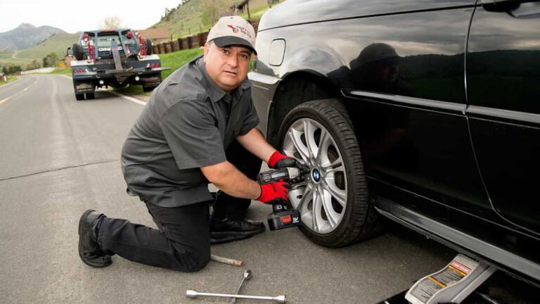 Tire Change Service - Your 24/7 Fast and Reliable Towing Lifeline!